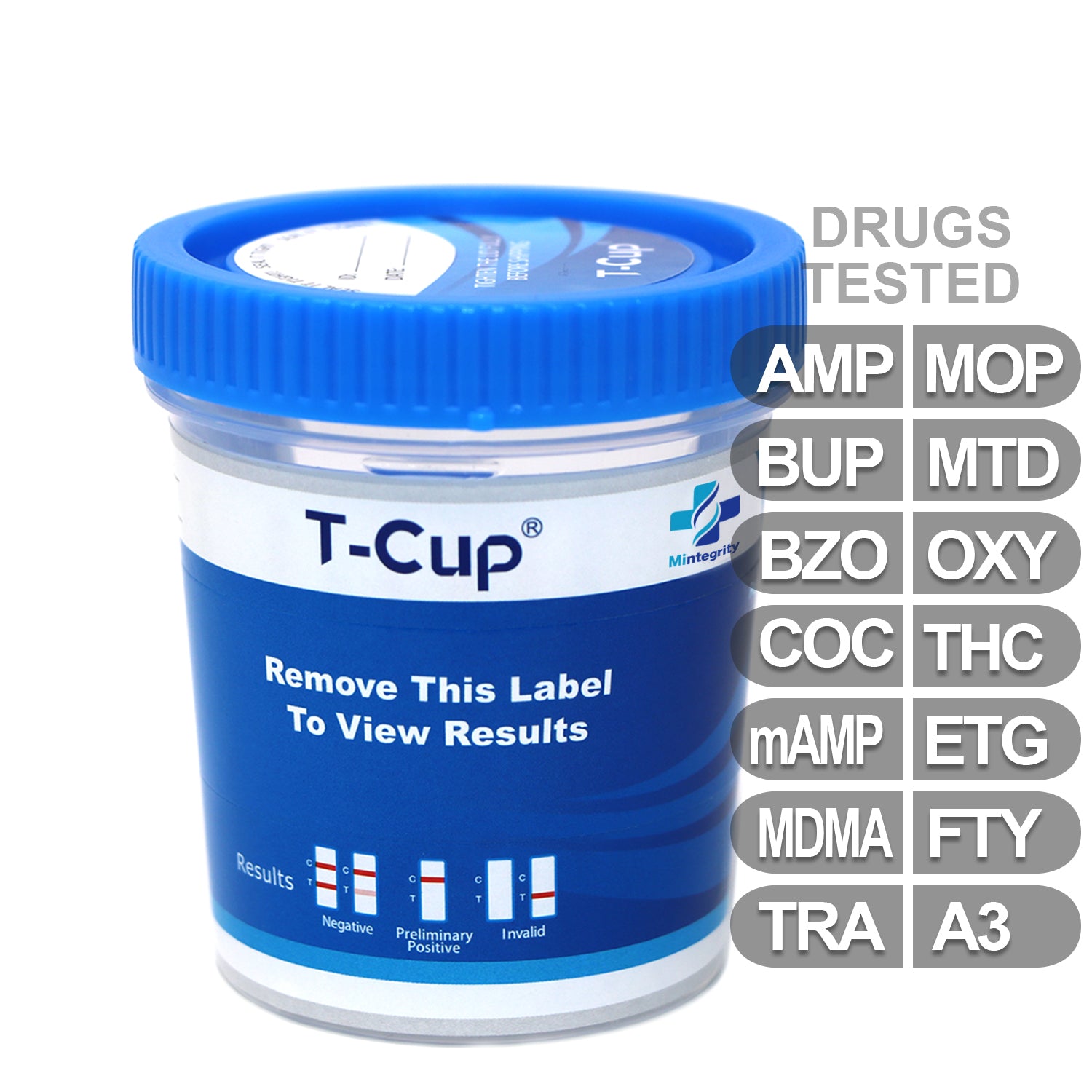 Mintegrity - 13-Panel Urine drug test T-Cup MI-TDOA-7135A3EFT ...
